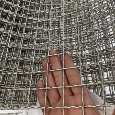 China Stainless Steel Lock Crimp Wire Mesh With Precise Opening Sizes 2-40 Mm for sale