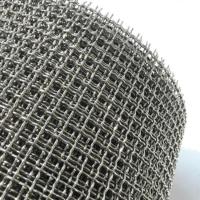China Offshore Platform Safety Barriers  Stainless Steel Crimped Mesh 316 Marine Grade for sale
