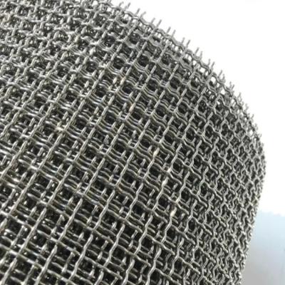 China Offshore Platform Safety Barriers  Stainless Steel Crimped Mesh 316 Marine Grade for sale