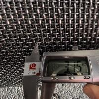 China Heat Resistant Woven Stainless Steel Crimped Mesh Non Deformable Grill Net for sale