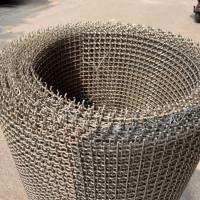 China Solid Structure Crimped Woven Mesh Easy Installation Architectural Decor Mesh for sale