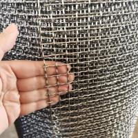 China OEM 304 Stainless Steel Crimped Mesh with Custom Mesh Opening And Wire Diameter for sale