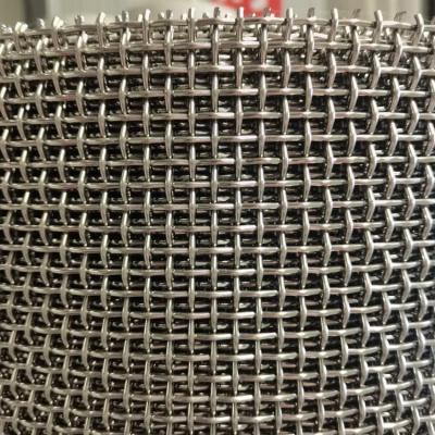 China Corrosion Resistant Stainless Steel Crimped Wire Mesh High Strength Industrial Filter for sale