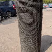 China Reinforced Weather Proof Stainless Steel Crimped Mesh Industrial Protection Screen for sale