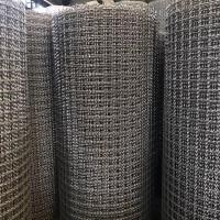China Acid Alkali Resistant SS Flat Top Crimped Mesh Stable Structure Chemical Filter for sale