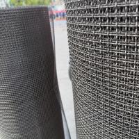 China SS Aggregate Screen Crimped Woven Wire Mesh High Open Area Anti Blinding Design for sale