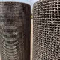 China Heavy Duty Lock Crimp Wire Mesh 304 Stainless Steel For Mining Quarrying Screening for sale