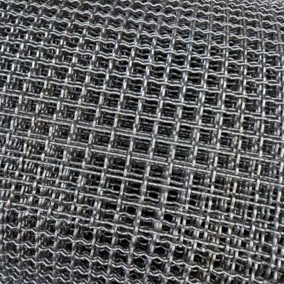 China Double Steel Crimped Wire Mesh 304 Heavy Duty For Mining Quarrying Screening for sale