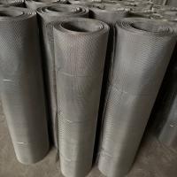 China Plain Weave Fine Stainless Steel Wire Mesh Smooth Surface For Electroplating Rollers And Filters for sale