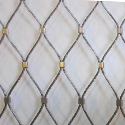 China SUS304 / SUS316 Stainless Steel Rope Mesh 3.0 Mm Standard For General Construction And Fencing for sale