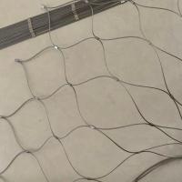 China Child Safe Stainless Steel Rope Mesh Netting With Smooth Burr Free Surface for sale
