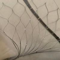 China Child Safe Stainless Steel Rope Mesh Netting With Smooth Burr Free Surface for sale