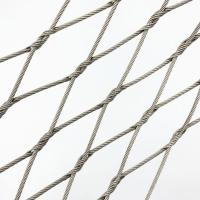 China Heavy Load Bearing Wire Rope Mesh Netting With Weatherproof Durability For Industrial Platforms And Mine Slopes for sale