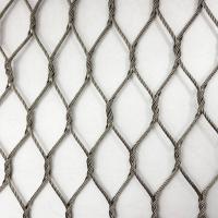 China Animal Friendly Wire Rope Mesh With Soft Flexible Structure Zoo Wire Mesh for sale