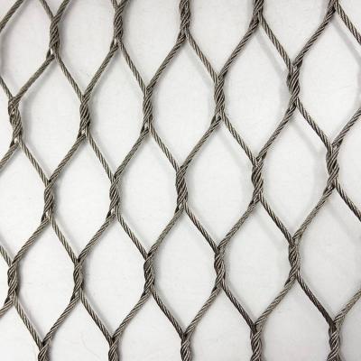 China Animal Friendly Wire Rope Mesh With Soft Flexible Structure Zoo Wire Mesh for sale