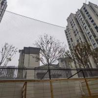 China Clip On Heavy Duty Stainless Steel Wire Rope Mesh Net For High Rise Fall Arrest for sale