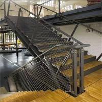 China Flexible 201 Stainless Steel Ss Wire Rope Mesh For Indoor Stair And Balcony Railing Protection for sale