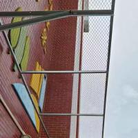 China 100×100mm Large Stainless Steel Rope Mesh Netting For Stadium And Bridge Anti Throwing for sale