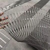China Highly Corrosion Resistant 316L Stainless Steel Wire Rope Mesh For Swimming Pool And Hot Spring Area Fencing for sale