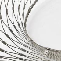 China 40×40mm Fine Stainless Steel Wire Rope Mesh For Poultry And Small Animal Cage for sale