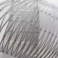 China 6.0mm Extra Thick Wire Stainless Steel Rope Net For Industrial And Mine Safety for sale