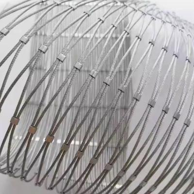China 6.0mm Extra Thick Wire Stainless Steel Rope Net For Industrial And Mine Safety for sale