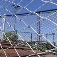 China 316 Stainless Wire Rope Mesh For Chemical Plant Safety Barrier cable mesh netting for sale