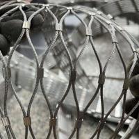 China 316L Marine Grade Wire Steel Cable Mesh For Coastal Bridge And Seaside Balustrade for sale