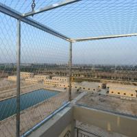 China Knotted Flexible Stainless Steel Wire Rope Mesh  304 / 316 For Balcony Safety Net for sale