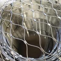 China 7×7 304 Wire Stainless Steel Zoo Mesh For Zoo Animal Enclosure And Bird Aviary for sale