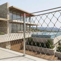 China 316L Marine Grade Wire Steel Cable Mesh For Coastal Bridge And Seaside Balustrade for sale