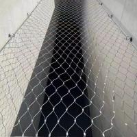 China High Transparency  Wire Rope Mesh Net Anti Corrosion For Building Facade And Balustrade for sale