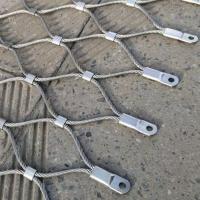 China Flexible Stainless Steel Rope Net For Irregular Terrain And Ancient Tree Protection for sale