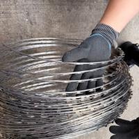 China Military Concertina Wire Razor Barbed Wire Weatherproof Industrial Fencing for sale