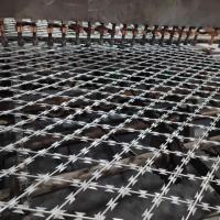 China Compact Pressed Flat Wrap Razor Wire Blade Tape For Roof Top Protection for sale