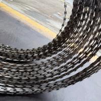China Anti Climb BTO-10 Galvanized Concertina Razor Wire Lightweight For Residential Wall for sale