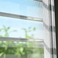 China Economical Fiberglass Invisible Window Screen Clear Vision Insect Screen Mesh For Residential Building Wholesale for sale