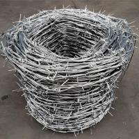 China Electro Galvanized Barbed Wire, 2.5mm High Tensile Wire for Sheep and Goat Fencing for sale