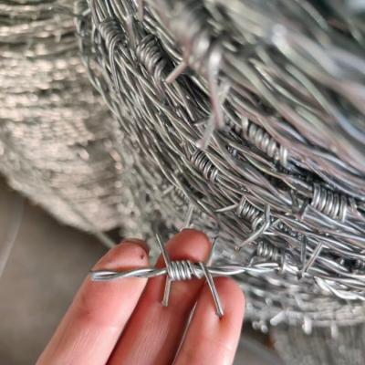 China Electro Galvanized Barbed Wire, 2.5mm High Tensile Wire for Sheep and Goat Fencing for sale