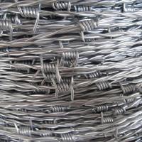China Heavy Duty Galvanized Barbed Wire, Double Strand Farm Fencing 500m Roll for sale