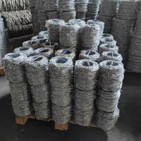 China Galvanized Steel Barbed Wire, 12.5x12.5 BWG Double Strand for Residential Perimeter Security – 100m for sale