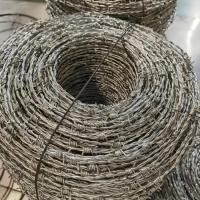 China 316 Stainless Steel Barbed Wire Double Strand 12 X 12 BWG Marine Grade Coastal Fence 500m Roll for sale