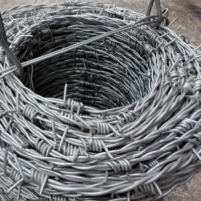 China Galvanized Concertina Wire, Single Coil Barbed Tape for Military Base Fence for sale