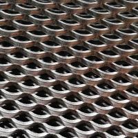 China Flattened Expanded Steel Mesh, Smooth Surface for Decking for sale