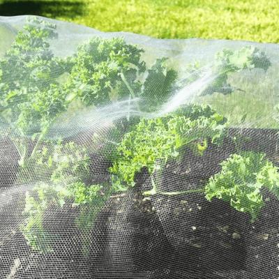 China Fine Mesh Transparent White Insect Mesh High Light Transmission For Flower Nursery for sale