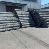 China Hexagonal Double Twisted Gabion Basket Retaining Wall 100x120mm Galvanized For River Bank for sale