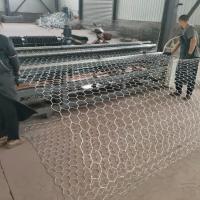 China Hot Dipped Galvanized Gabion - 100x120mm Hexagonal Netting for River Bank Protection for sale