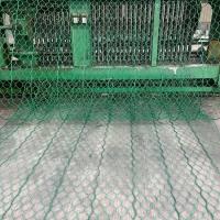 China PVC Coated Gabion Baskets For Retaining Walls 80x100mm Mesh Opening  Green Color for sale