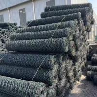 China Galvanized Gabion Box  2x1x1m Double Twisted Hexagonal For Erosion Control And Retaining Wall Construction for sale