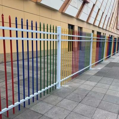 China Heavy Duty Zinc Steel Garden Fence Farm Orchard Boundary Isolation Fencing for sale